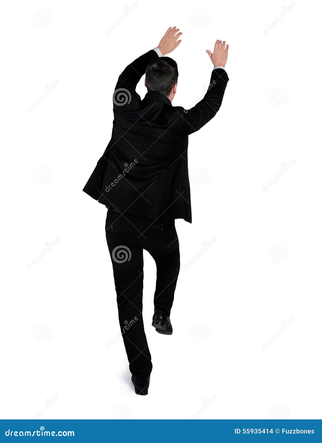 Business Man Drag Something Stock Photo - Image of full, professional ...