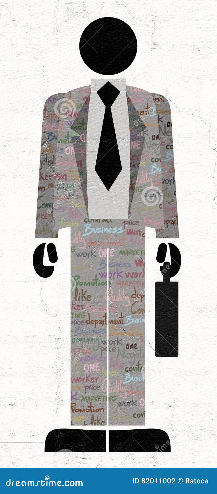 Business man draw stock illustration. Illustration of hand - 82011002