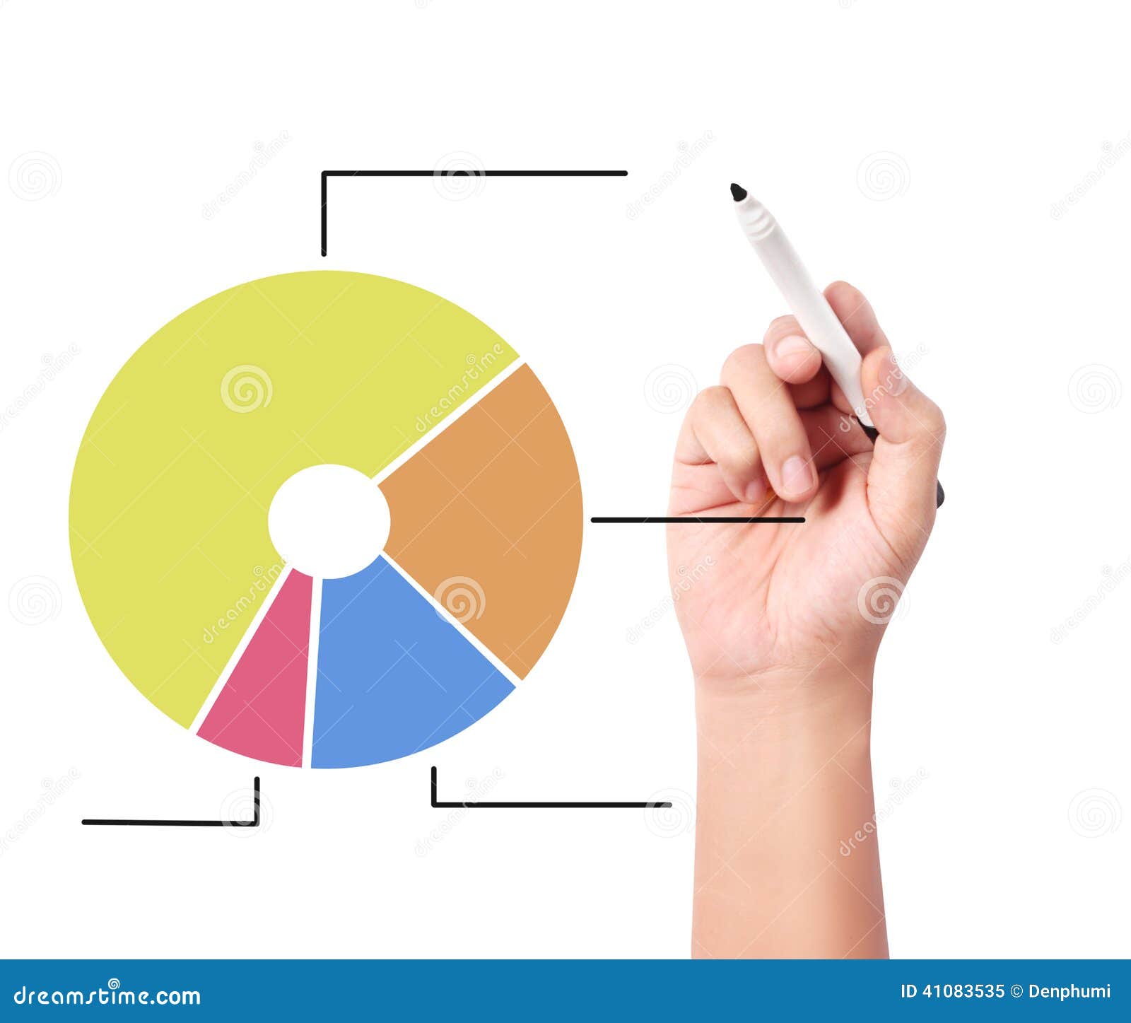Business man drawing graph stock image. Image of increase - 41083535