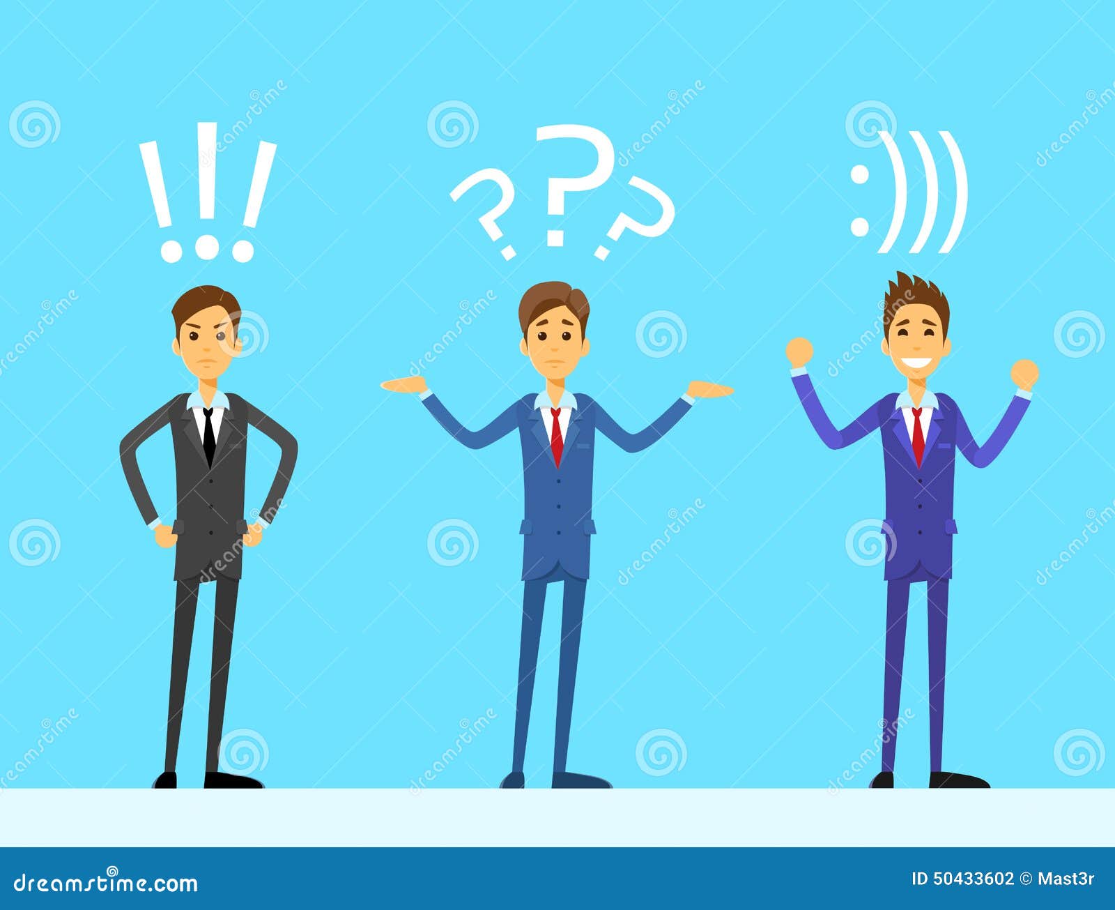 Excited Exclamation Point Vector Cartoon Illustration | CartoonDealer ...