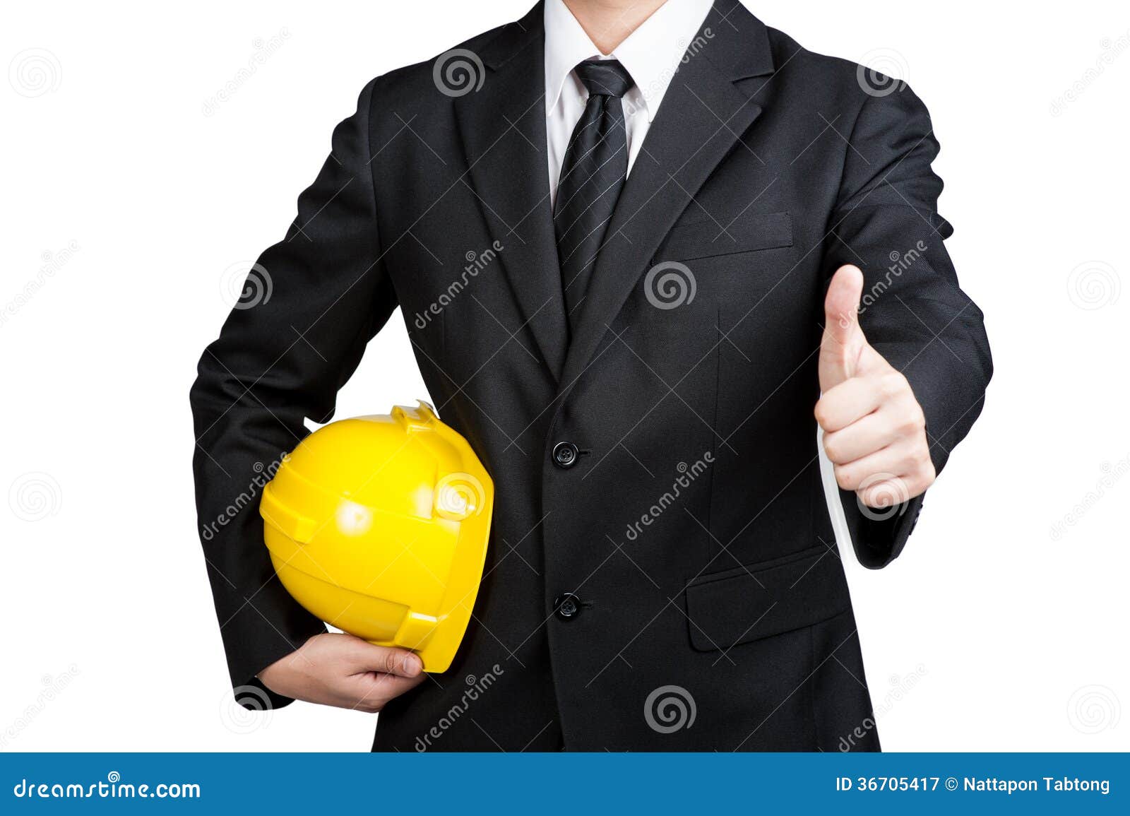 Business Man Engineer Good Hand Isolated Stock Image - Image of camera ...