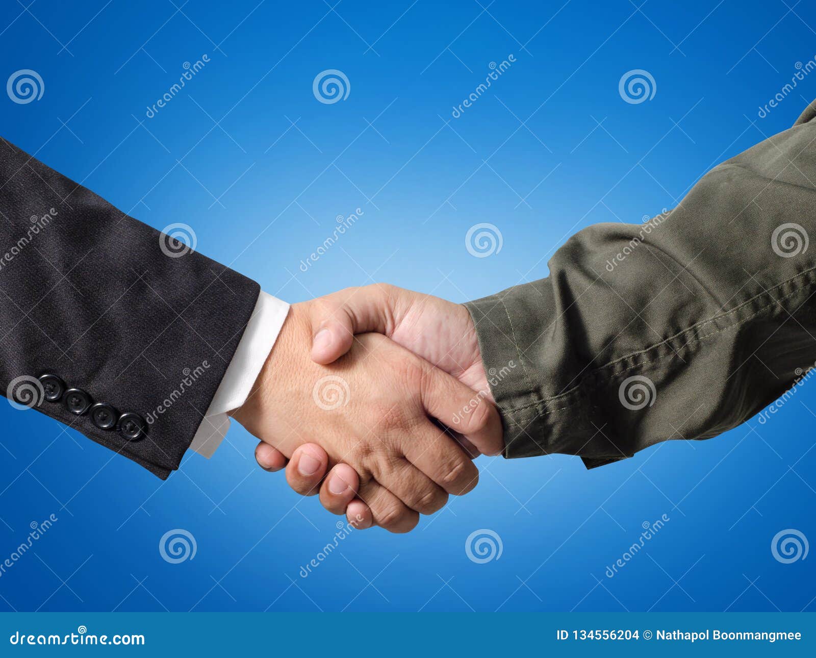 Business Man and Engineer Handshake Stock Photo - Image of partnership ...