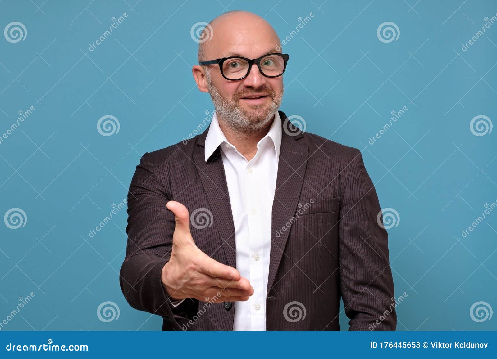 Business Man Extending Hand To Shake Making in Agreement Stock Image ...