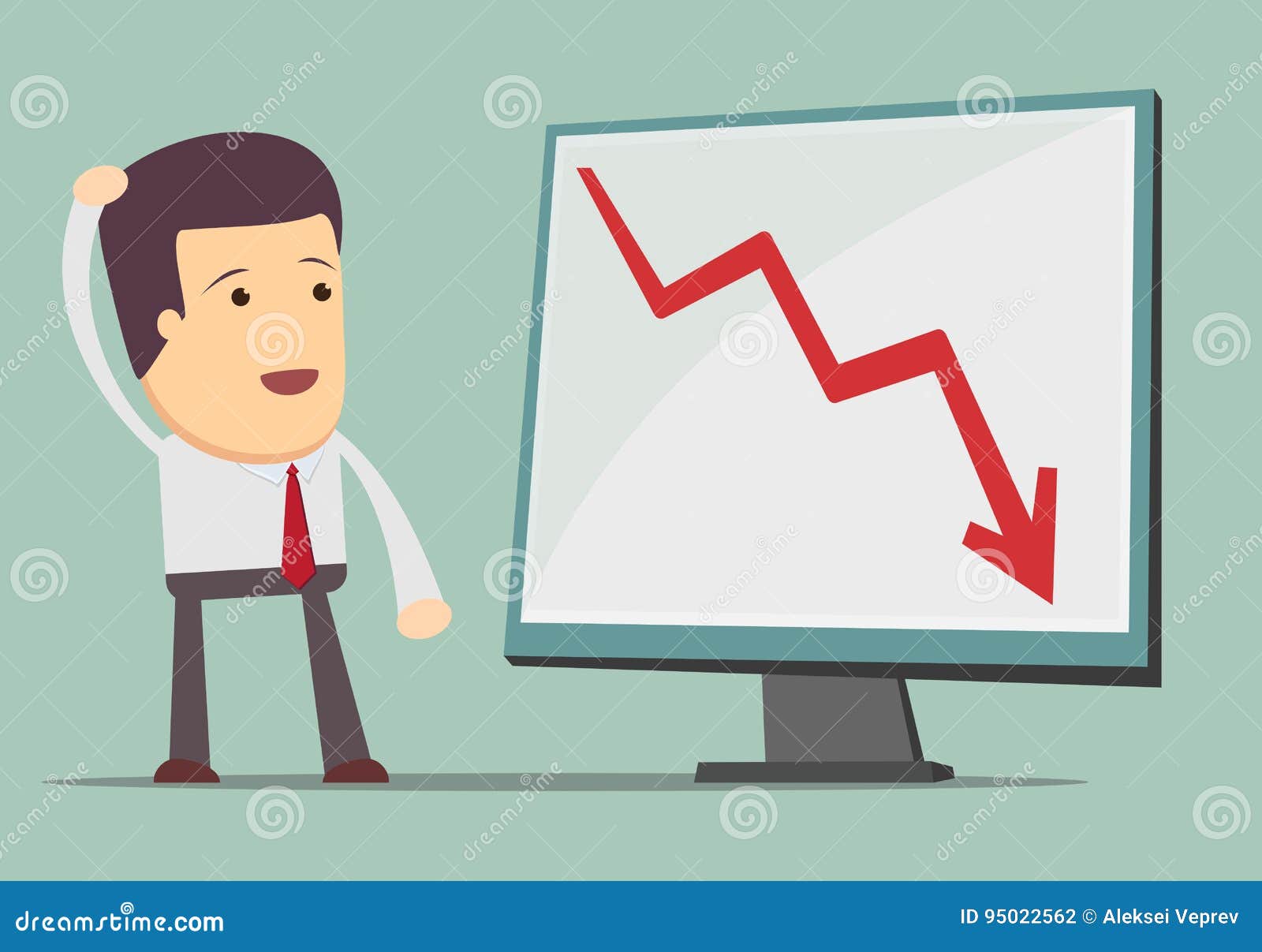 Underdog Businessman Fighting Against Repression And Injustice. Cartoon ...