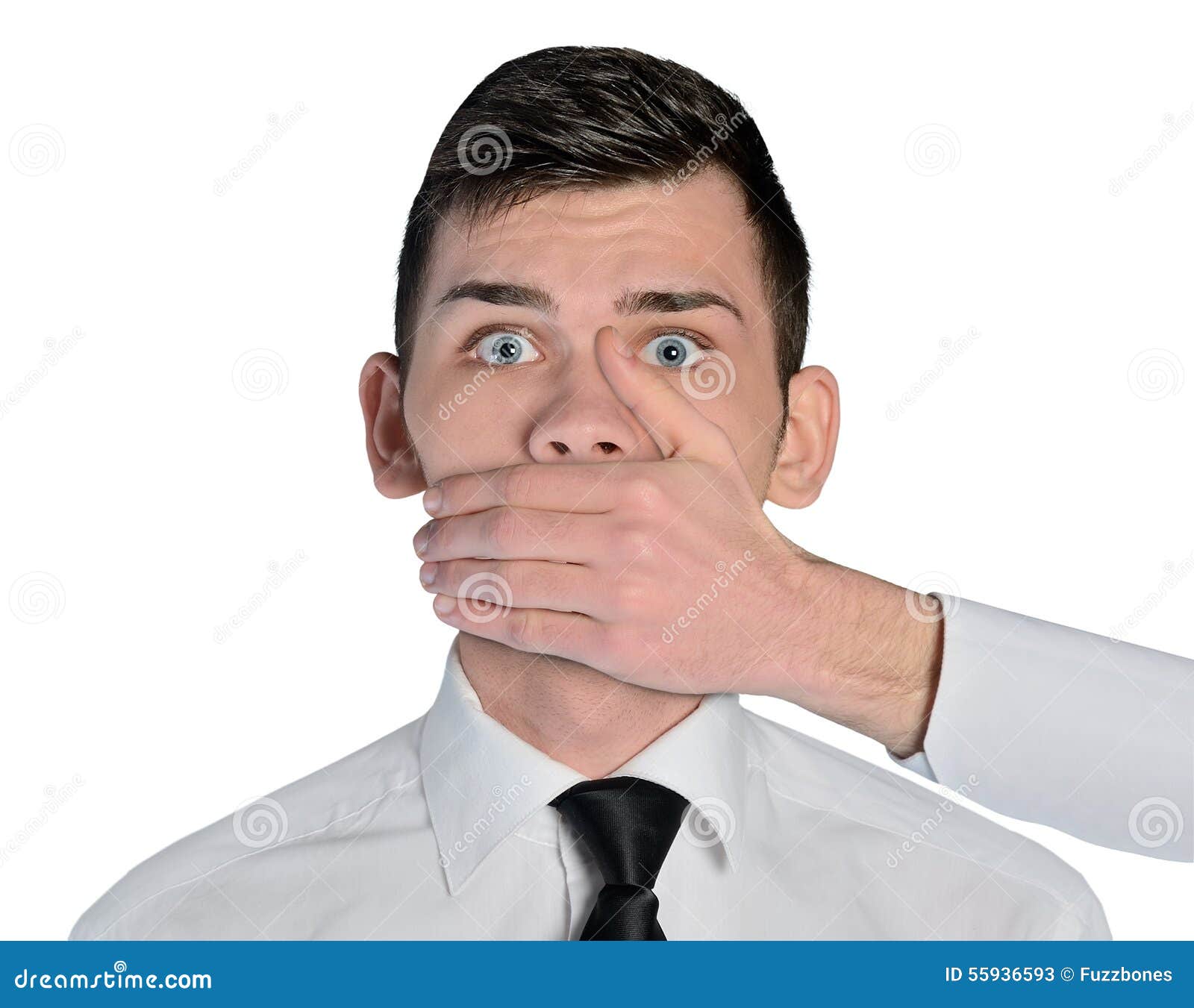 Business man fear face stock image. Image of face, frightened - 55936593