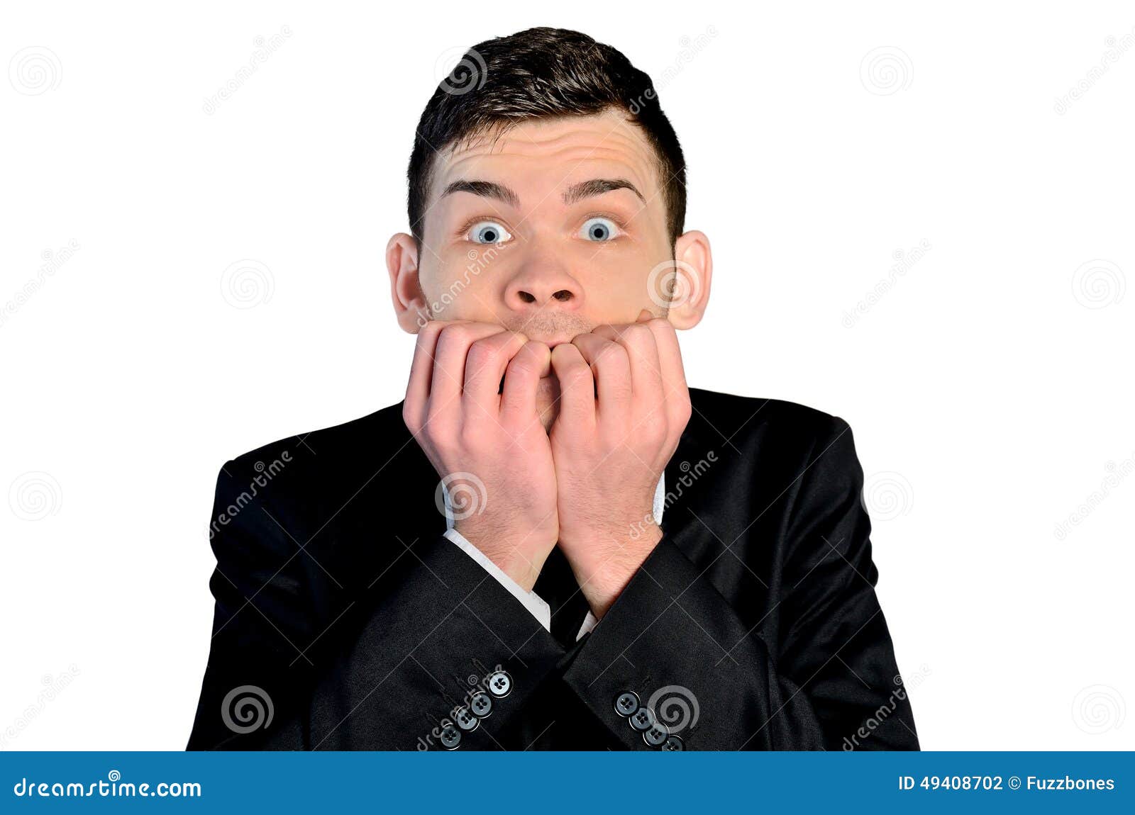 Business man fear stock photo. Image of closeup, furious - 49408702 Business man fear stock photo. Image of closeup, furious - 49408702
