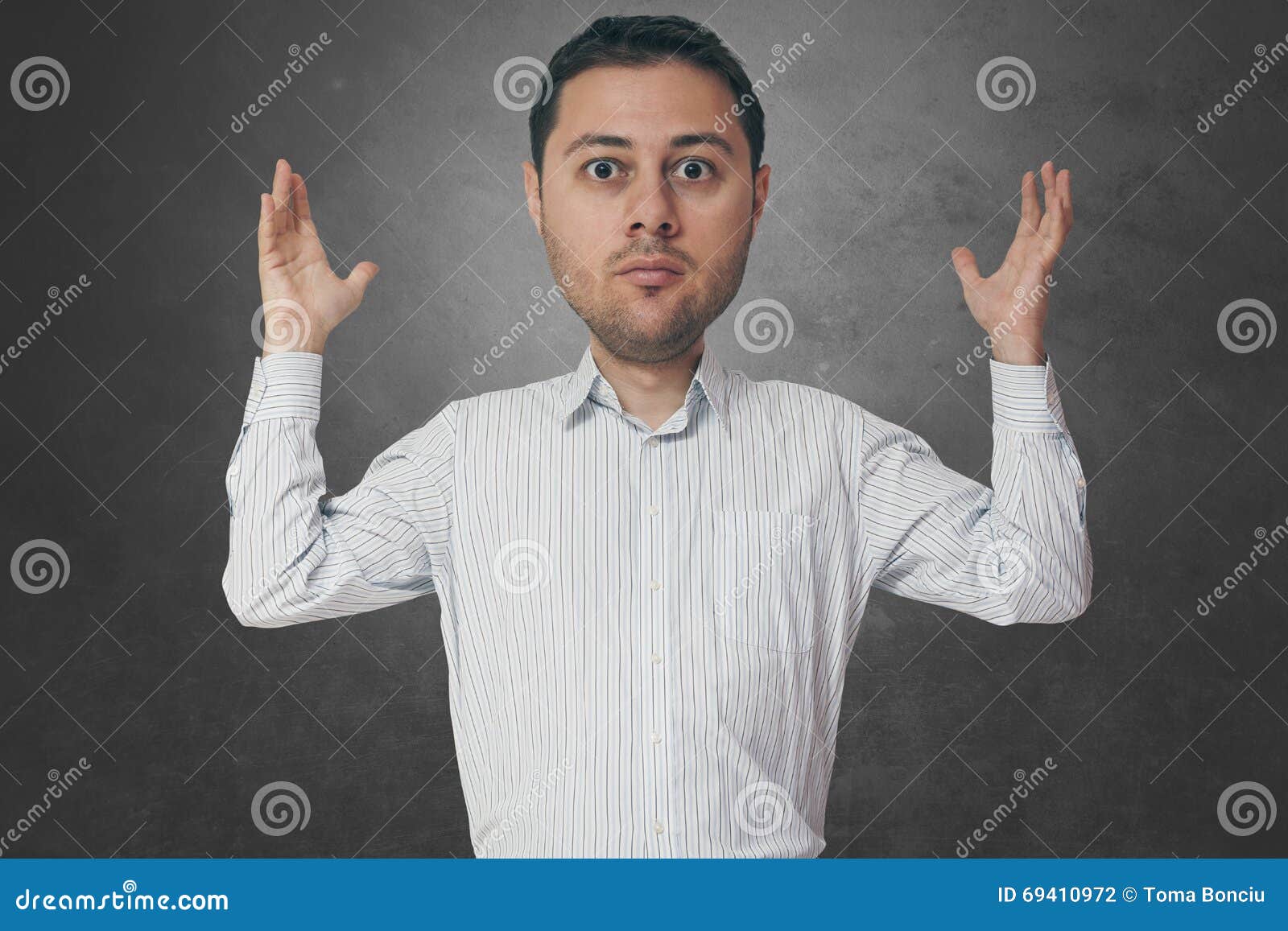 Business Man with Fixed Eyes Stock Photo - Image of economy ...