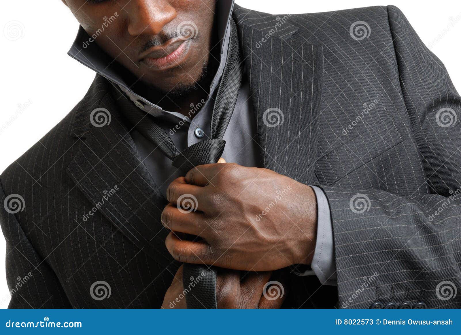 Business Man Fixing His Tie Stock Image - Image of collar, businessman ...