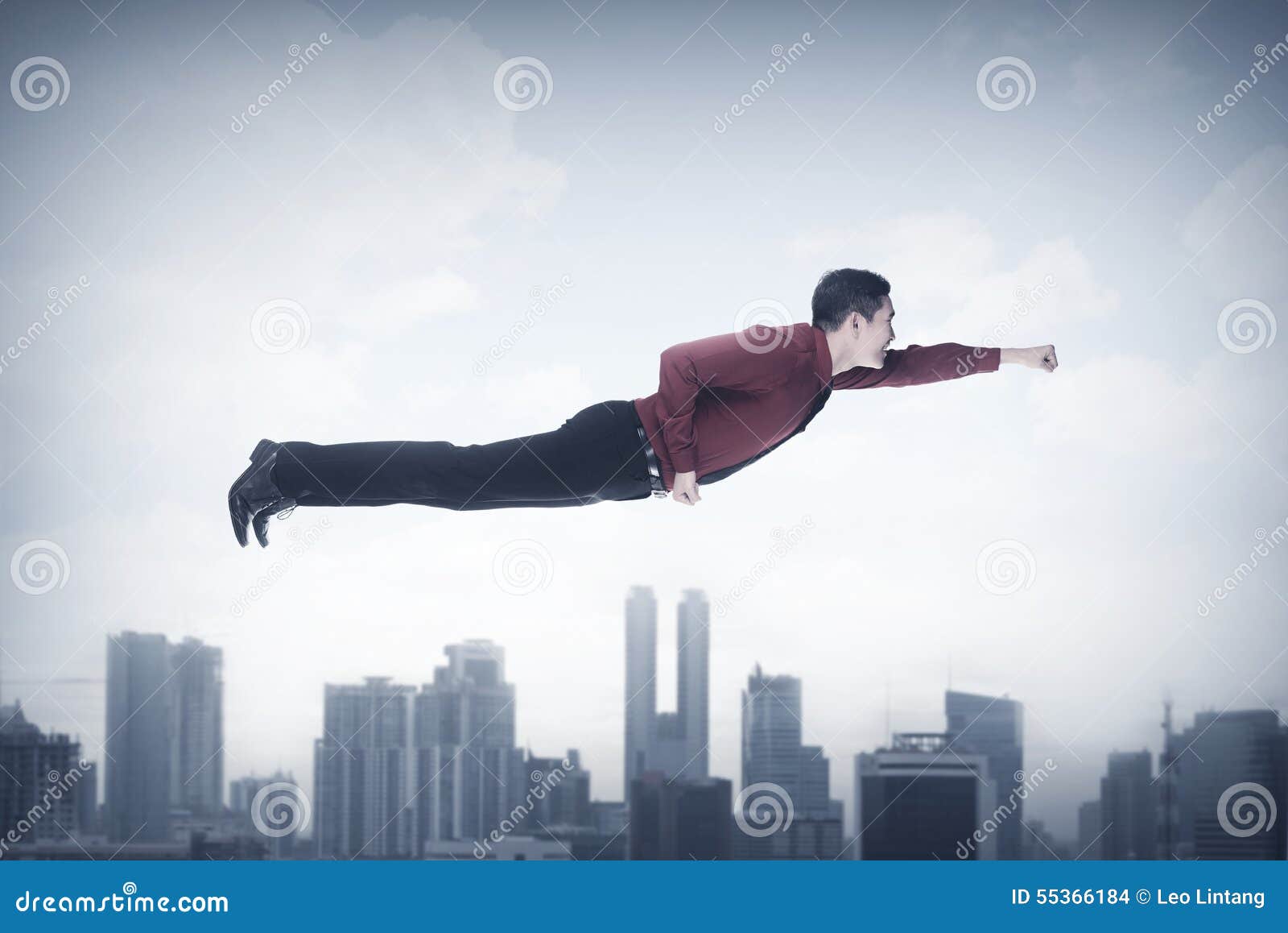 Business man flying stock photo. Image of fast, indonesian - 55366184