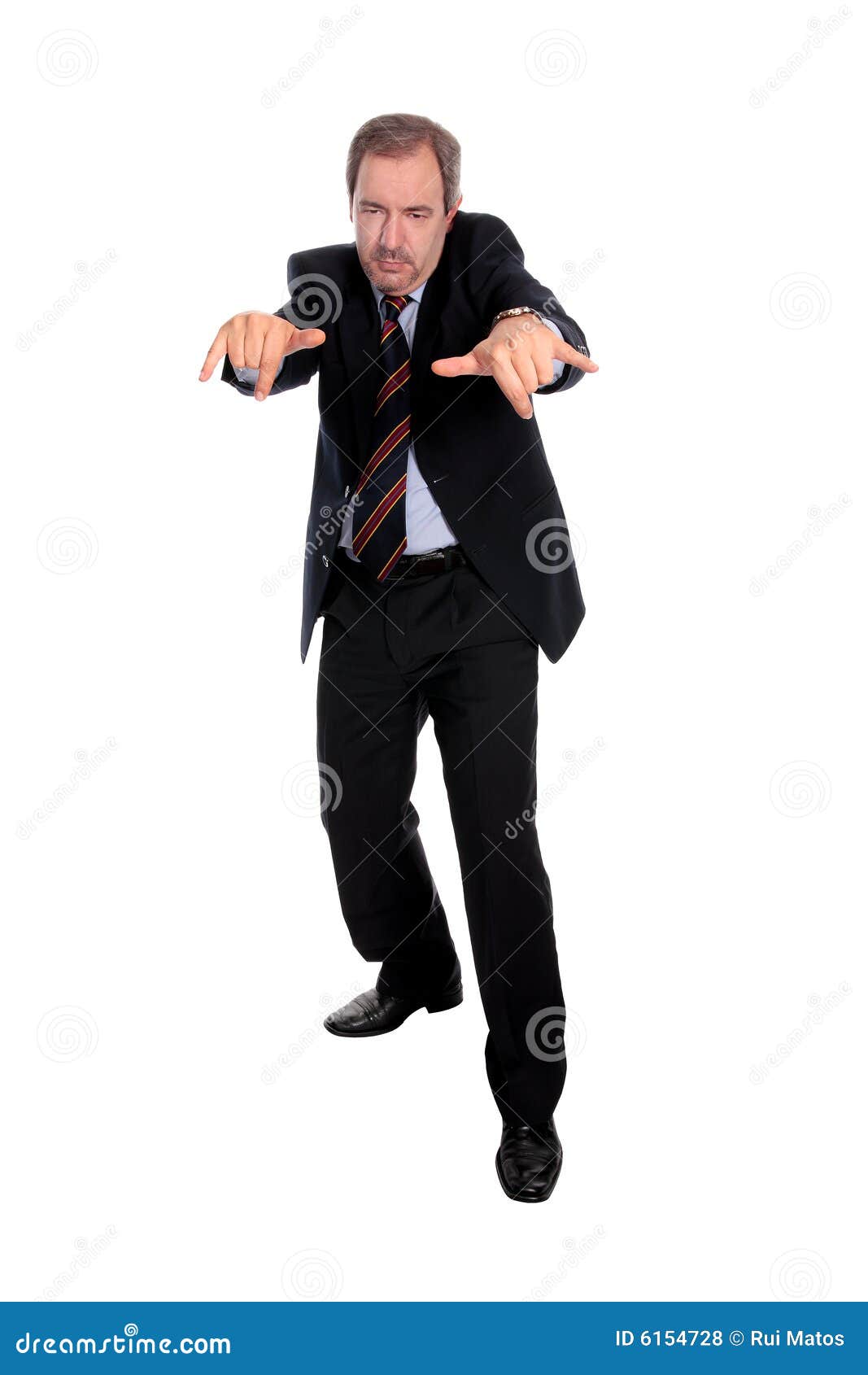 Business man gesturing stock photo. Image of adult, forties - 6154728