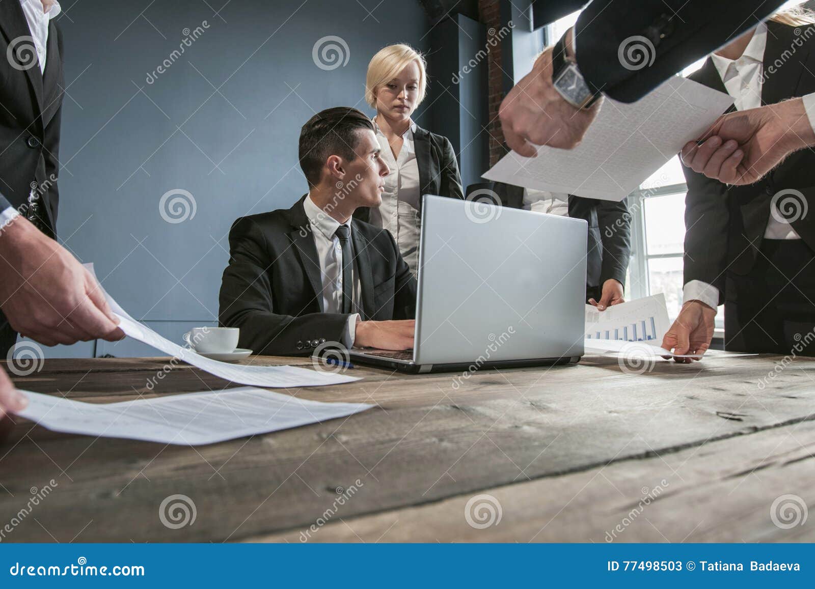 Business Man Getting Extra Work Stock Image - Image of suit, people ...