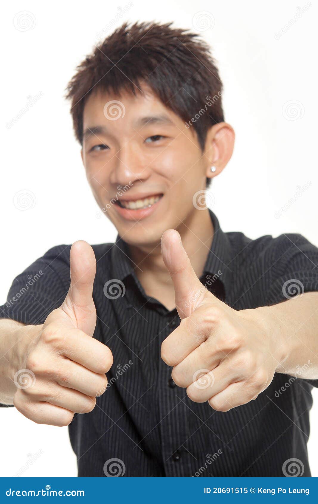 Business Man Give You an Excellent Gesture. Stock Image - Image of look ...