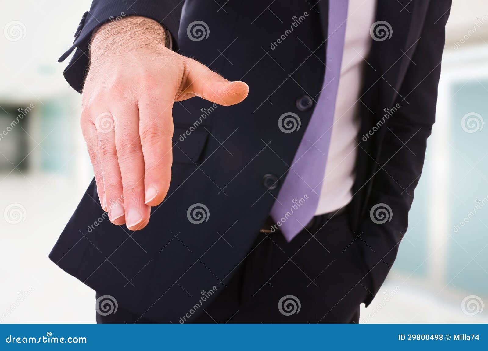 Business man giving hand. stock photo. Image of interview - 29800498