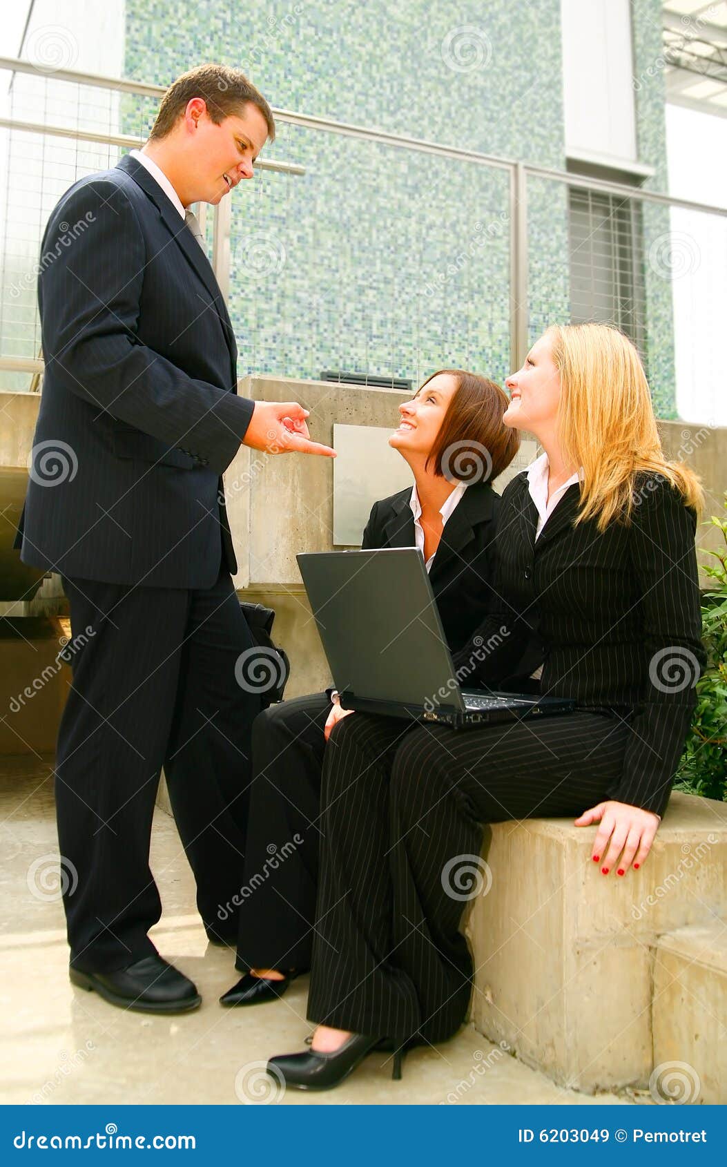 Business Man Giving Instruction Stock Image - Image of businessman ...
