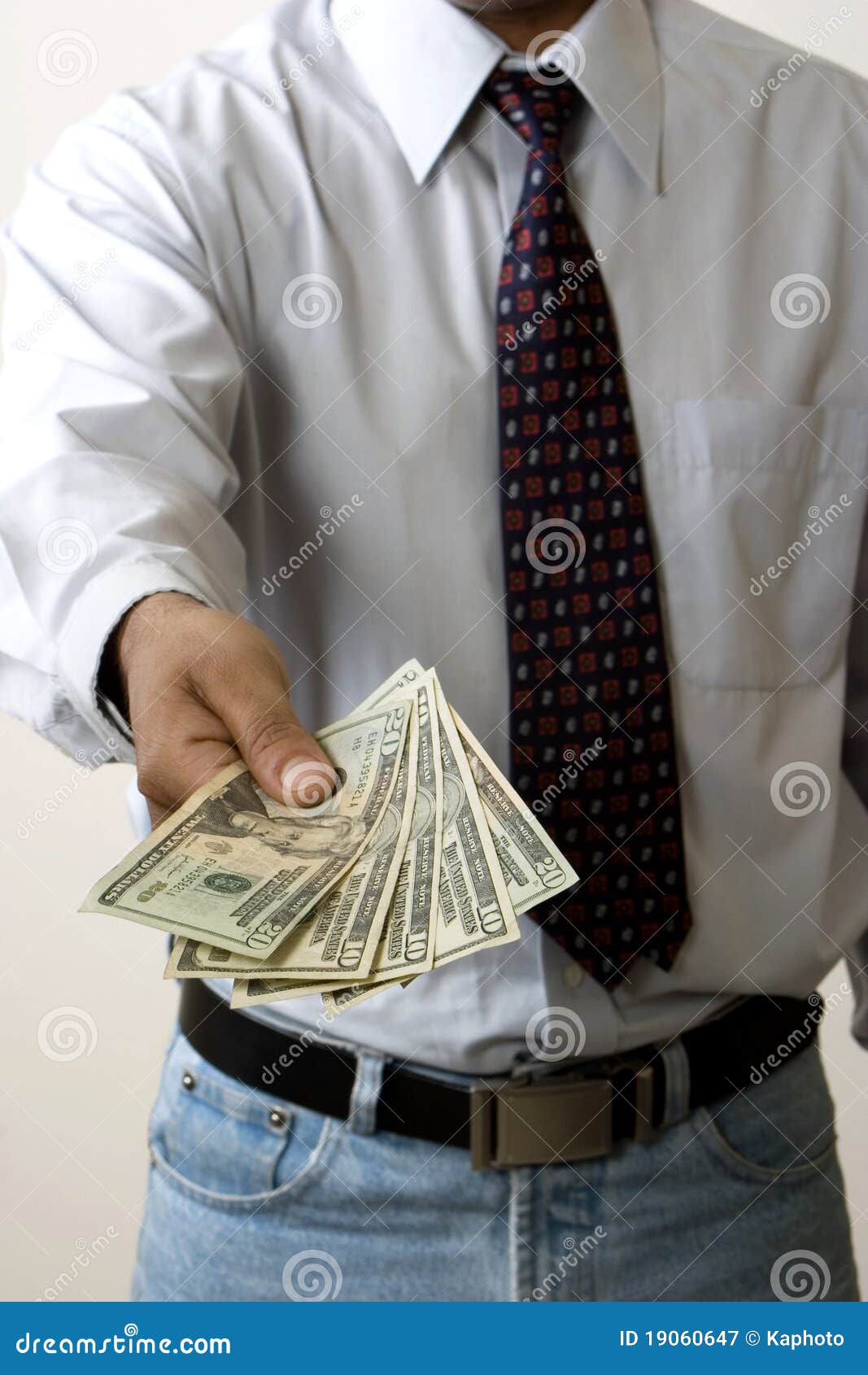 Business man giving money stock image. Image of finance - 19060647