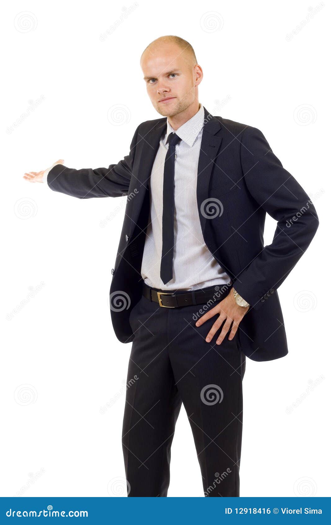 Business Man Giving a Presentation Stock Photo - Image of ...