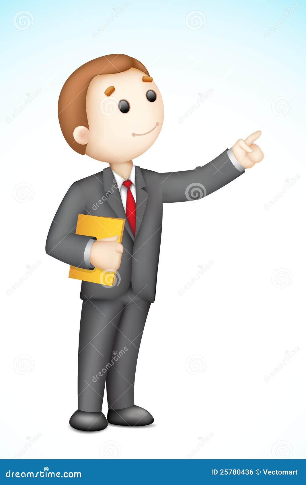 Business Man Giving Presentation Stock Vector - Illustration of figure ...