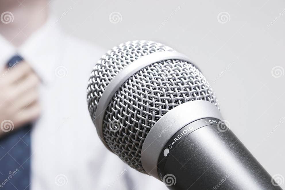 Business man giving speach stock image. Image of gitters - 3489357