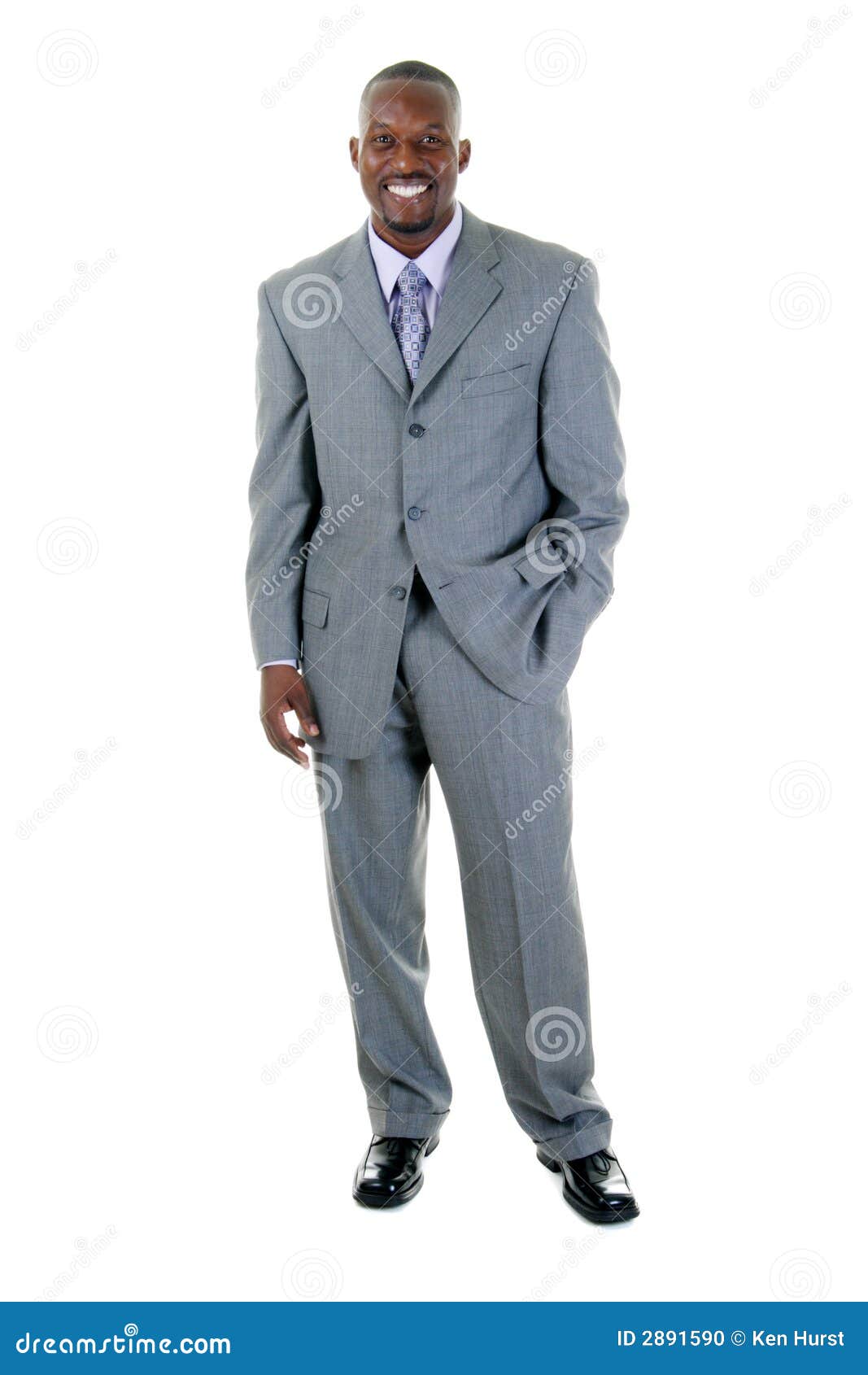 Business Man in Gray Suit 1 Stock Photo - Image of salesman, thirties ...