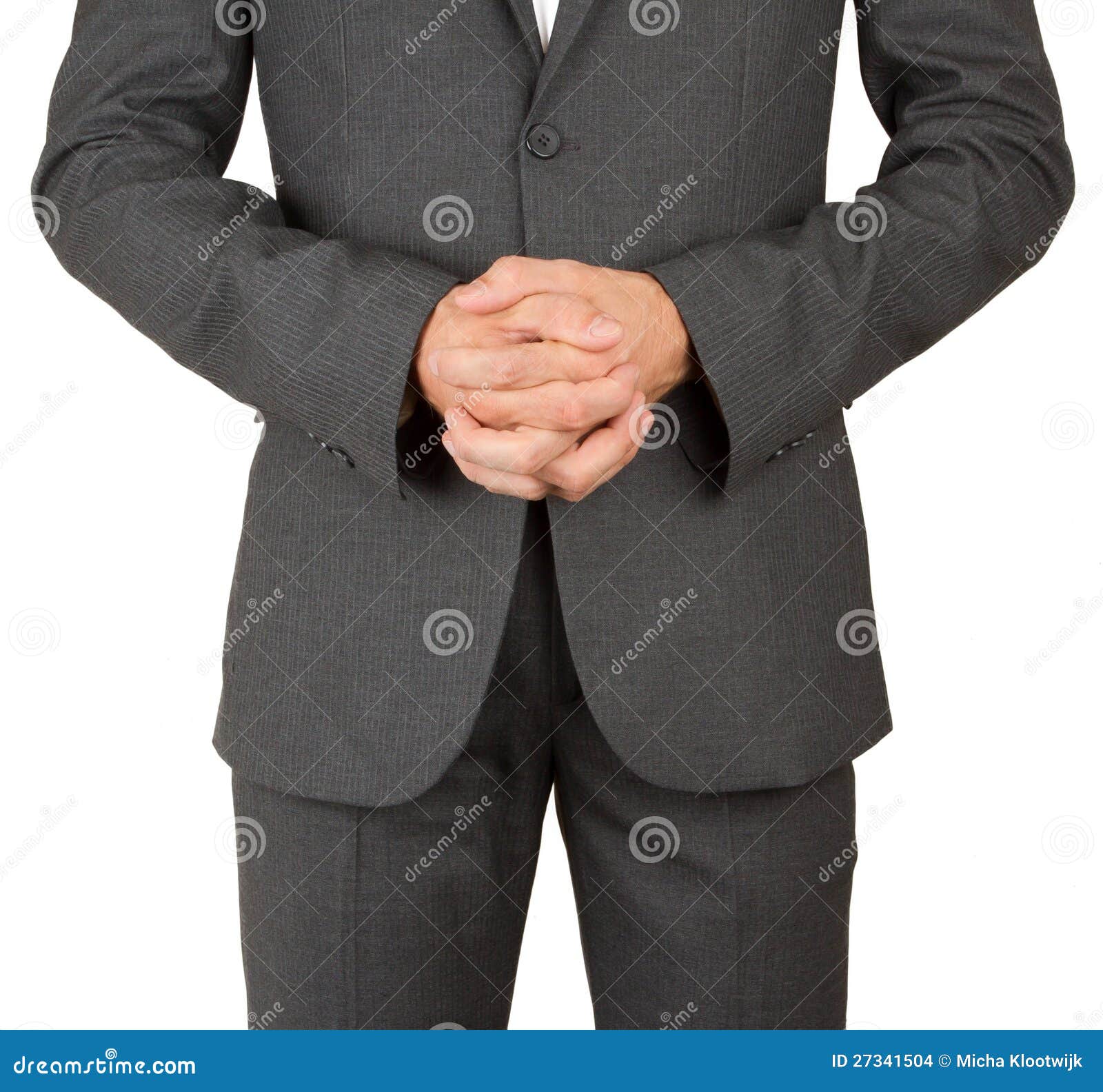Business Man in Grey Suit Praying Stock Photo - Image of black ...