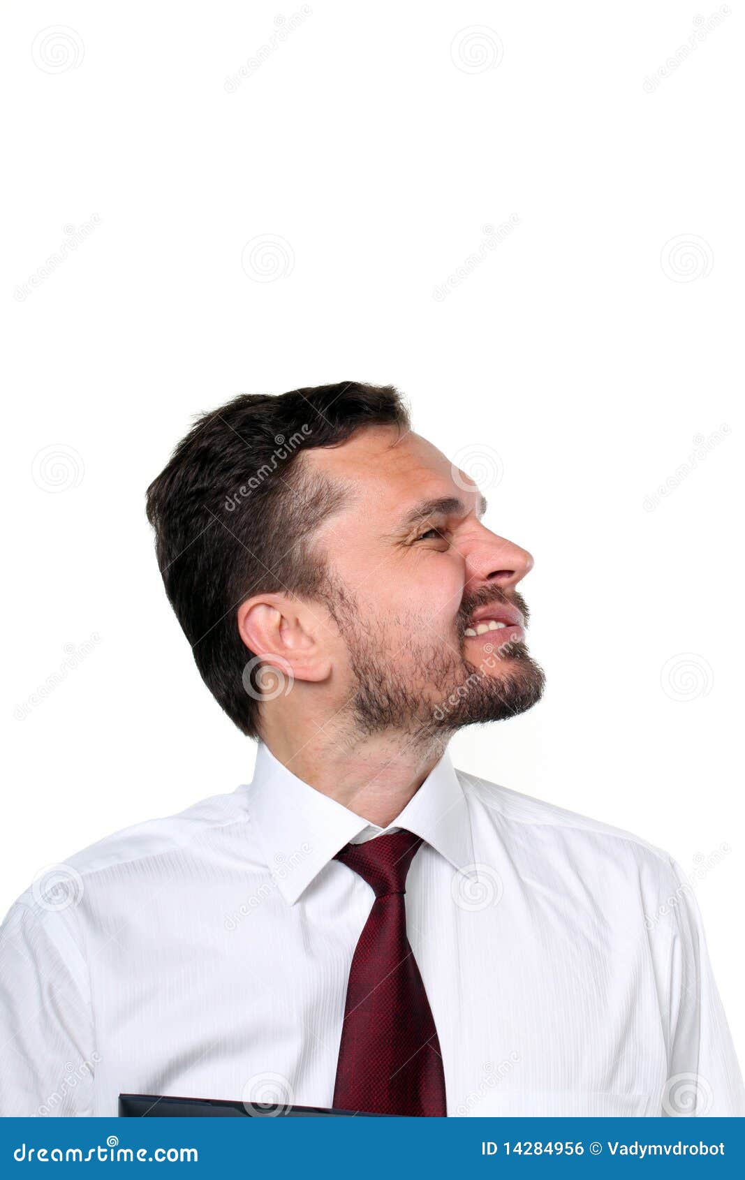 Business man grinning stock photo. Image of cutout, consultant - 14284956