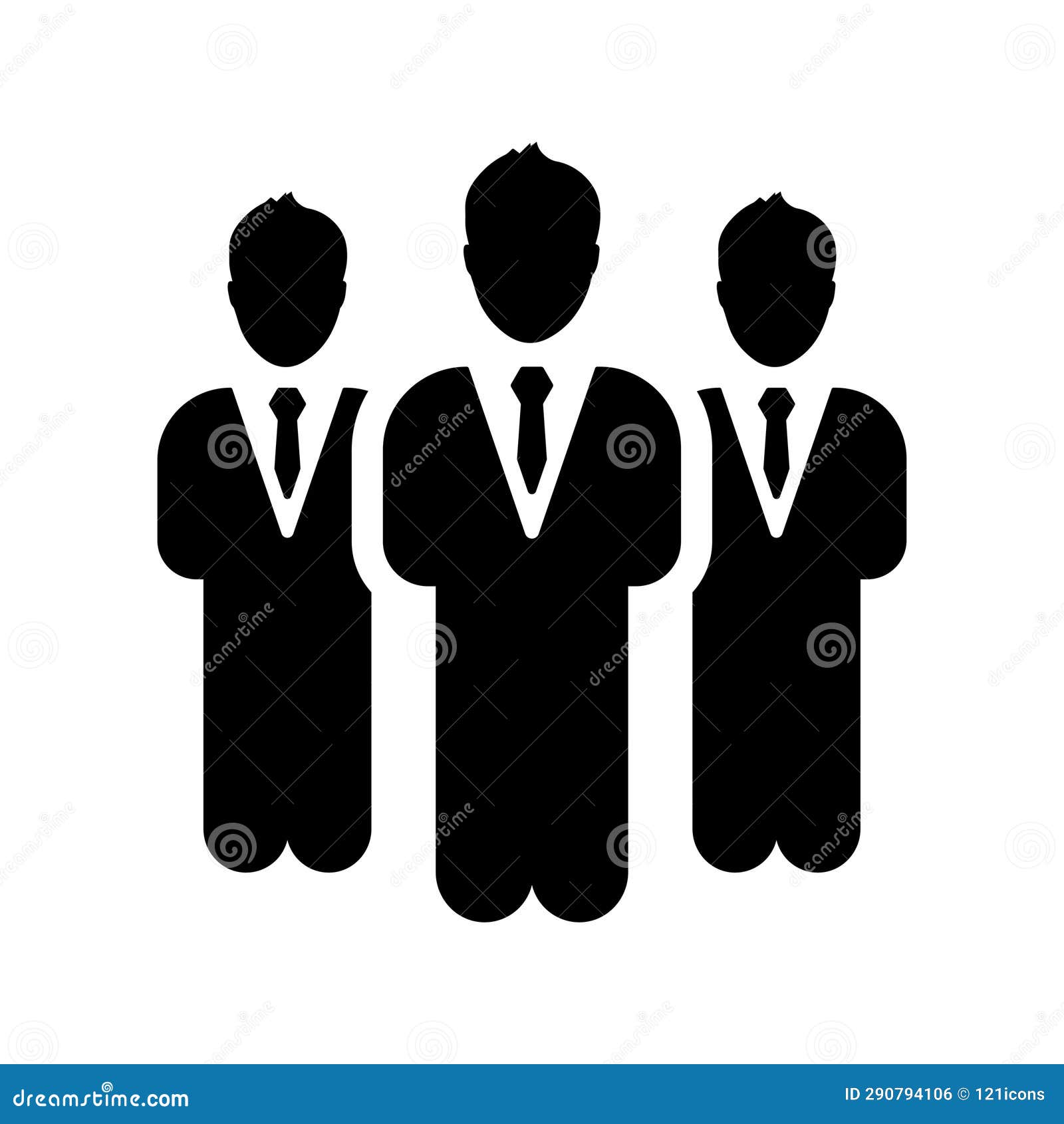 Business Man Group icon stock illustration. Illustration of corporate ...