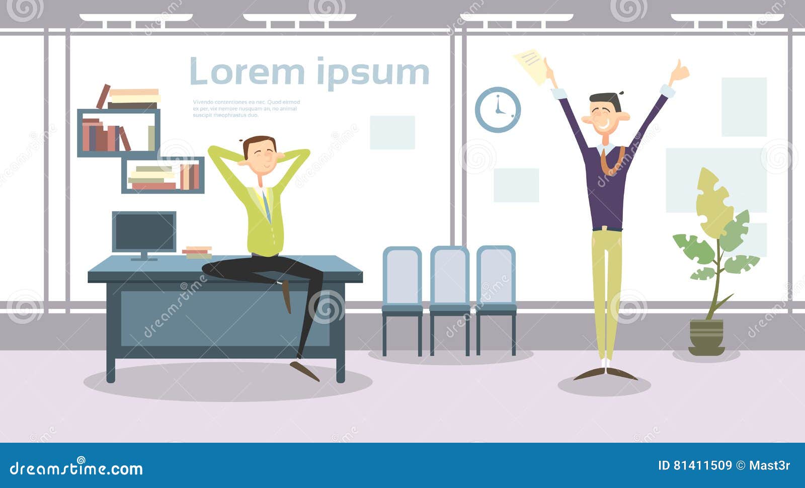 Business Man Group Interior Workplace, Businessman Manager Office ...