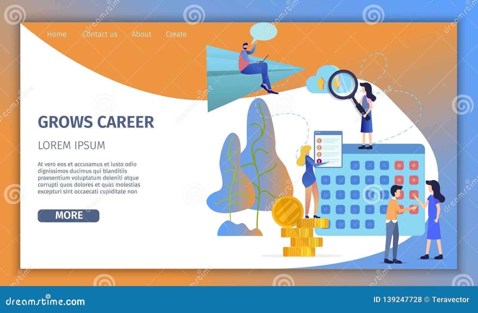 Business Man Grow Up Corporate Career Banner Stock Vector ... Business Man Grow Up Corporate Career Banner Stock Vector ...