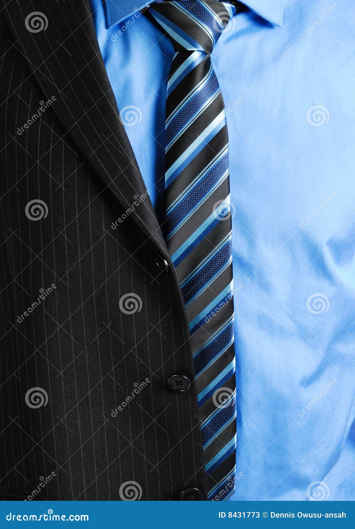 Business Man with Half Suit Stock Image - Image of african, profession ...