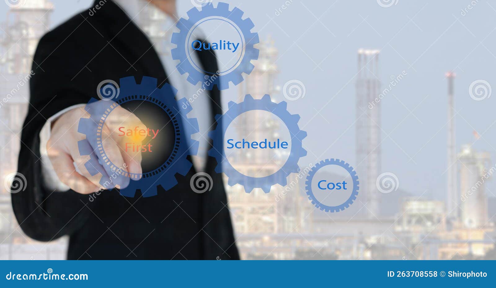 Business Man in Hand Action Stock Photo - Image of safety, abstract ...