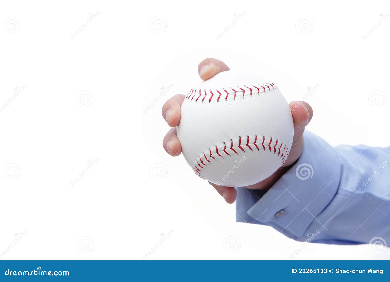 Business Man Hand and Baseball Stock Image - Image of fingers ...