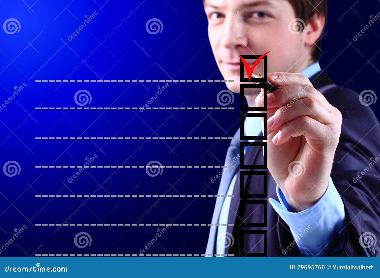 Business man hand choose stock photo. Image of businessman - 29695760