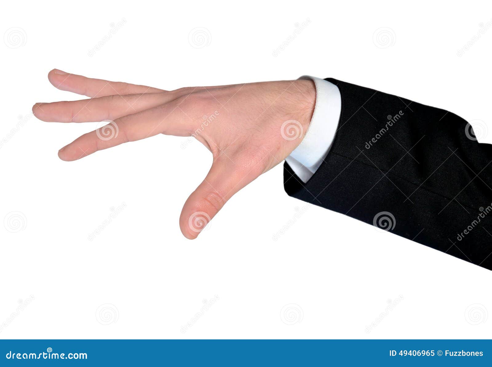 Business man hand control stock image. Image of isolated - 49406965