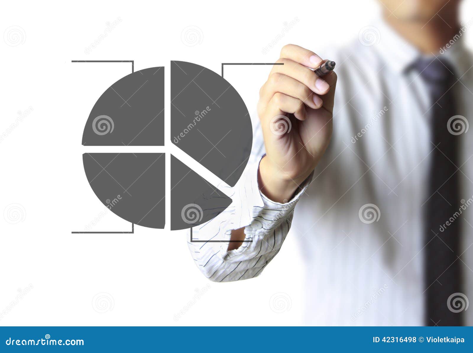 Business Man Hand Drawing Graph Stock Photo - Image of chart ...