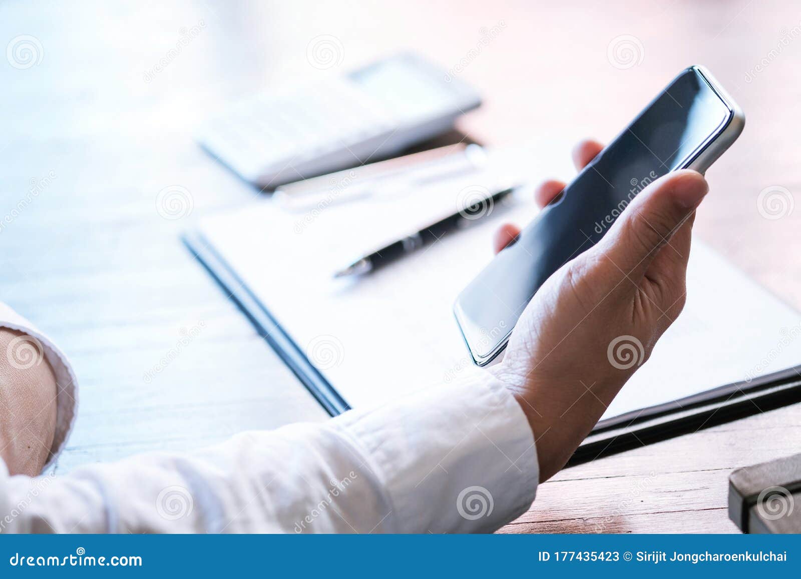Business Man Hand Hold Smart Phone. Technology Concept Stock Image ...