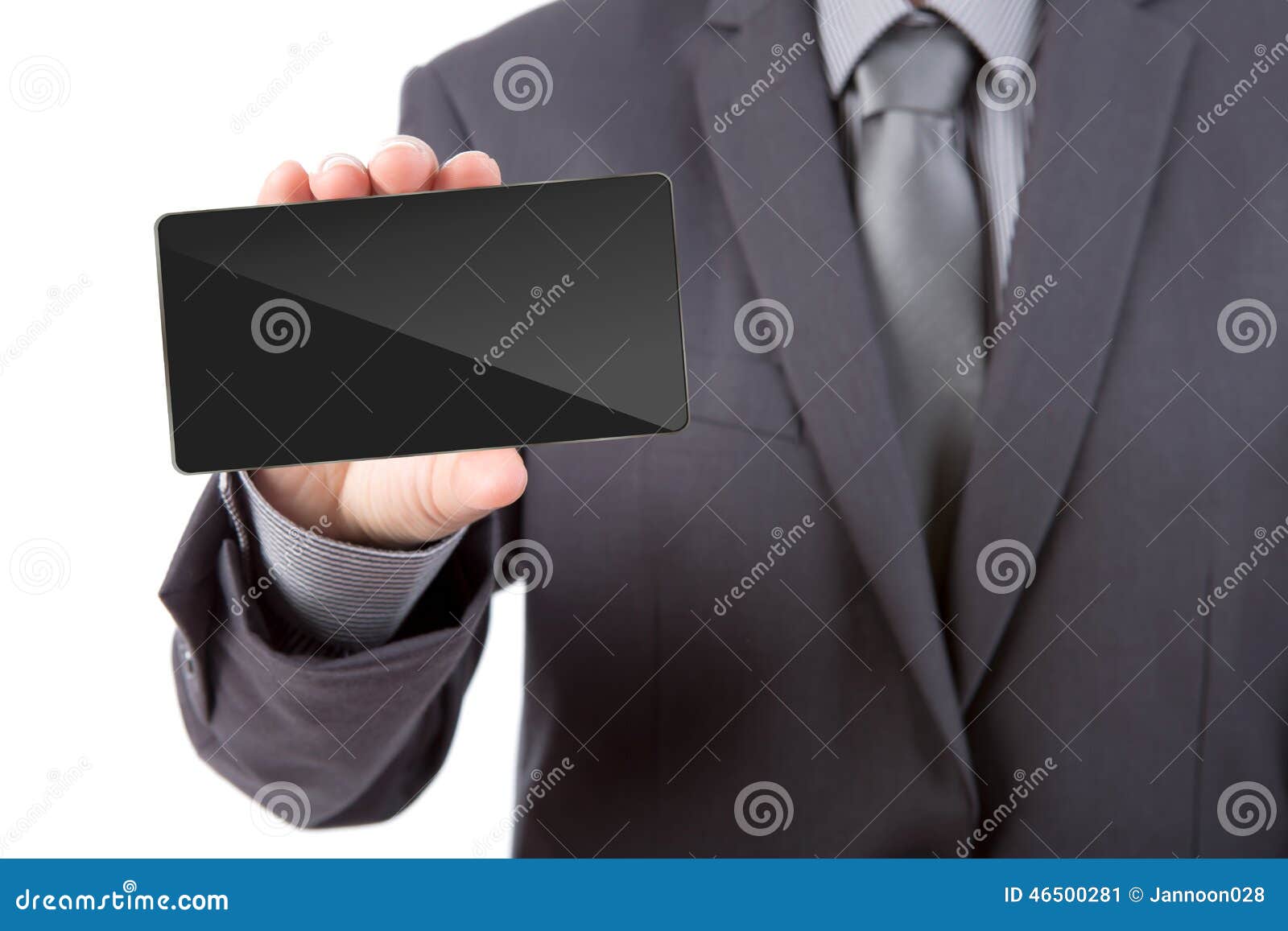 Business Man Hand Holding Mobile Stock Image - Image of business ...