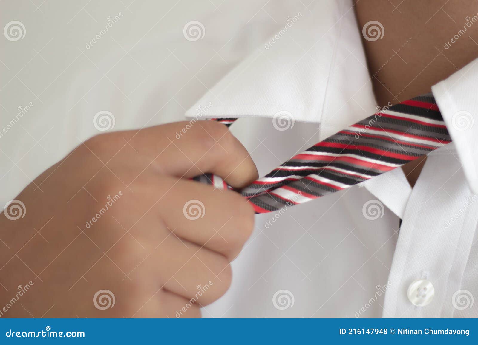 Business Man Hand Holding a Tie Stock Photo - Image of leader, child ...