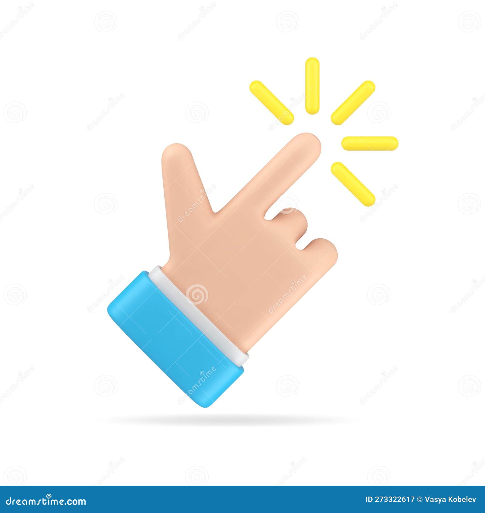 Business Man Hand Human Finger Click Pointer Web Screen Cursor Gesture ...