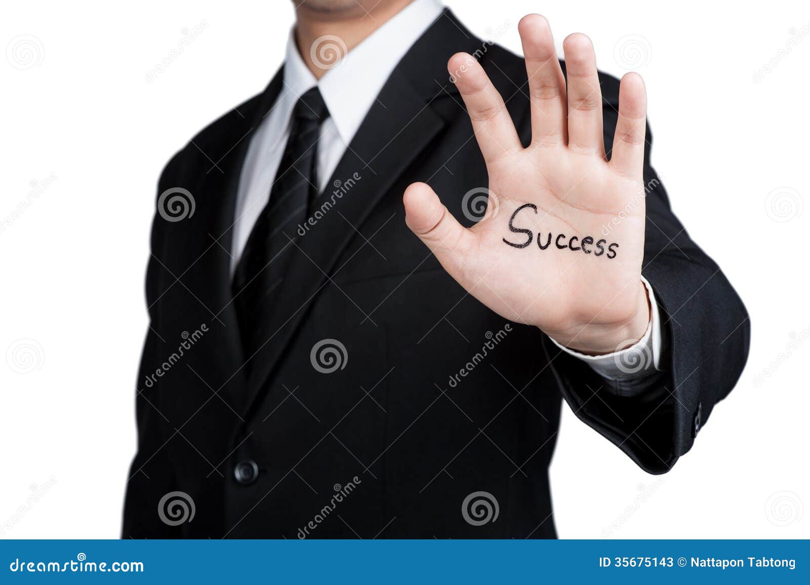 Business Man Hand Success Isolated Stock Image - Image of beautiful ...