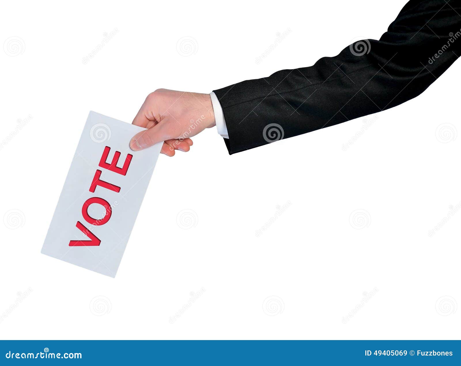Business man hand vote stock image. Image of choose, campaign - 49405069