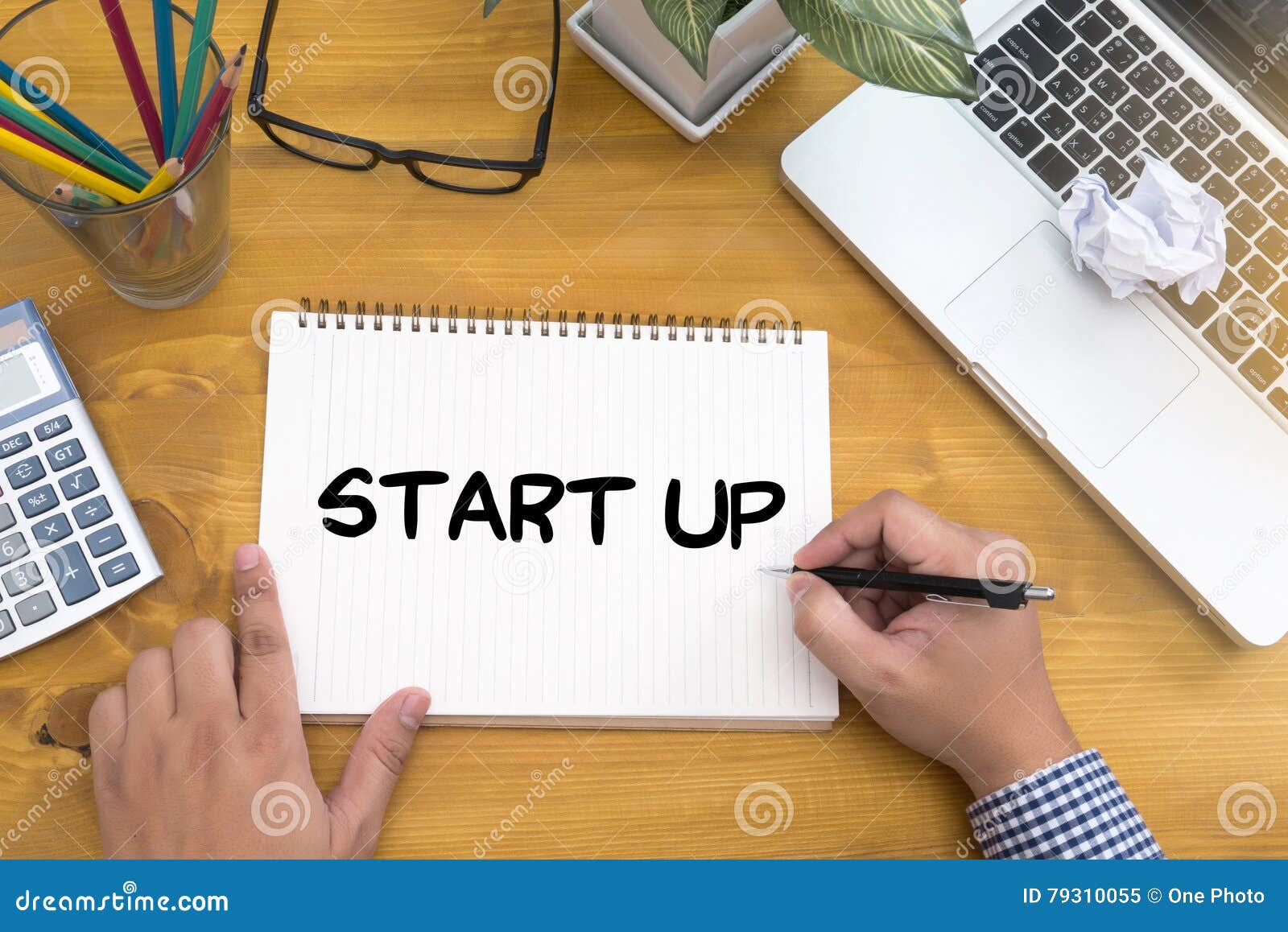 Business Man Hand Working on Laptop Computer Start Up, Working W Stock ...