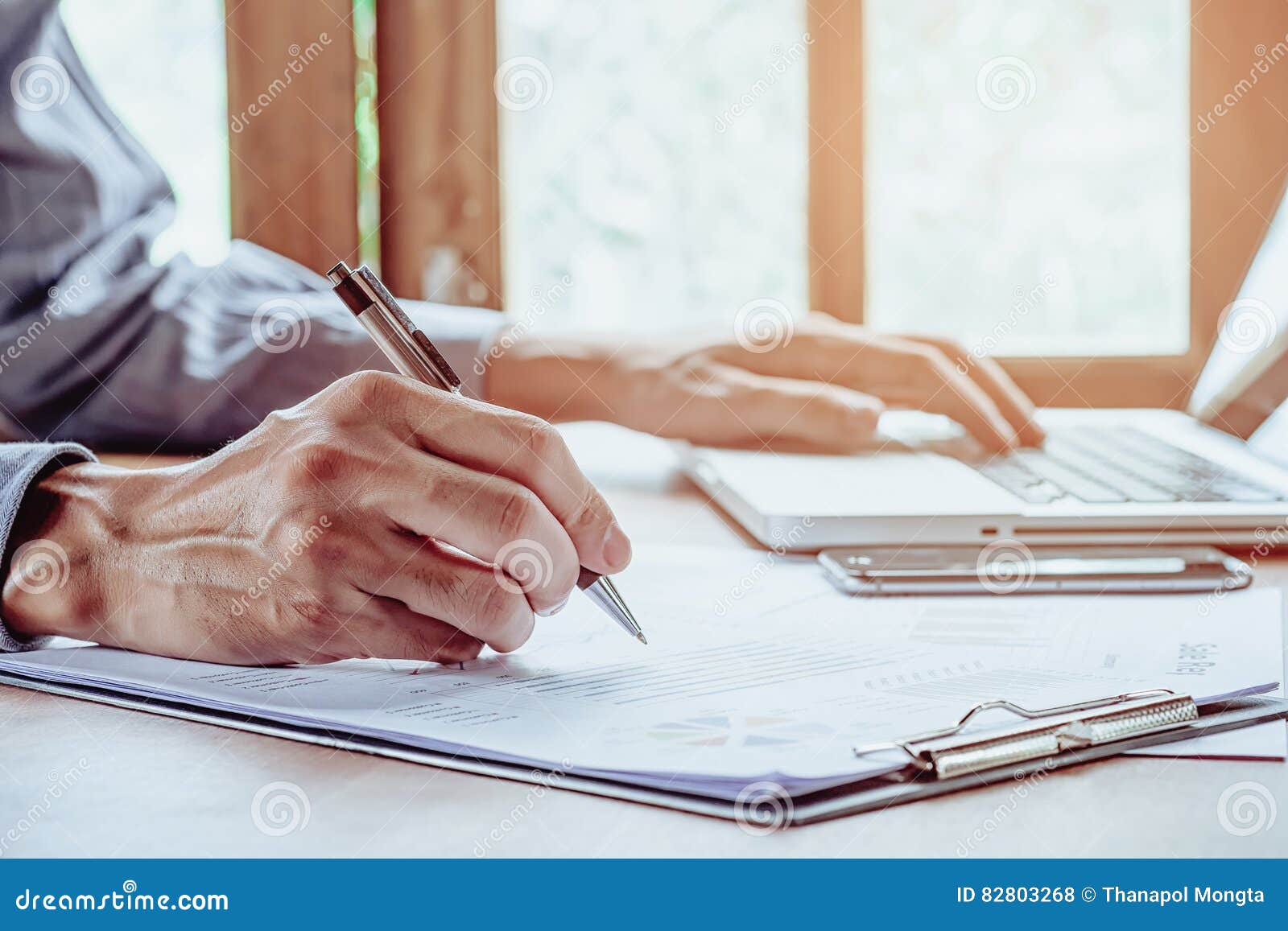 Business man hand working stock photo. Image of hand - 82803268