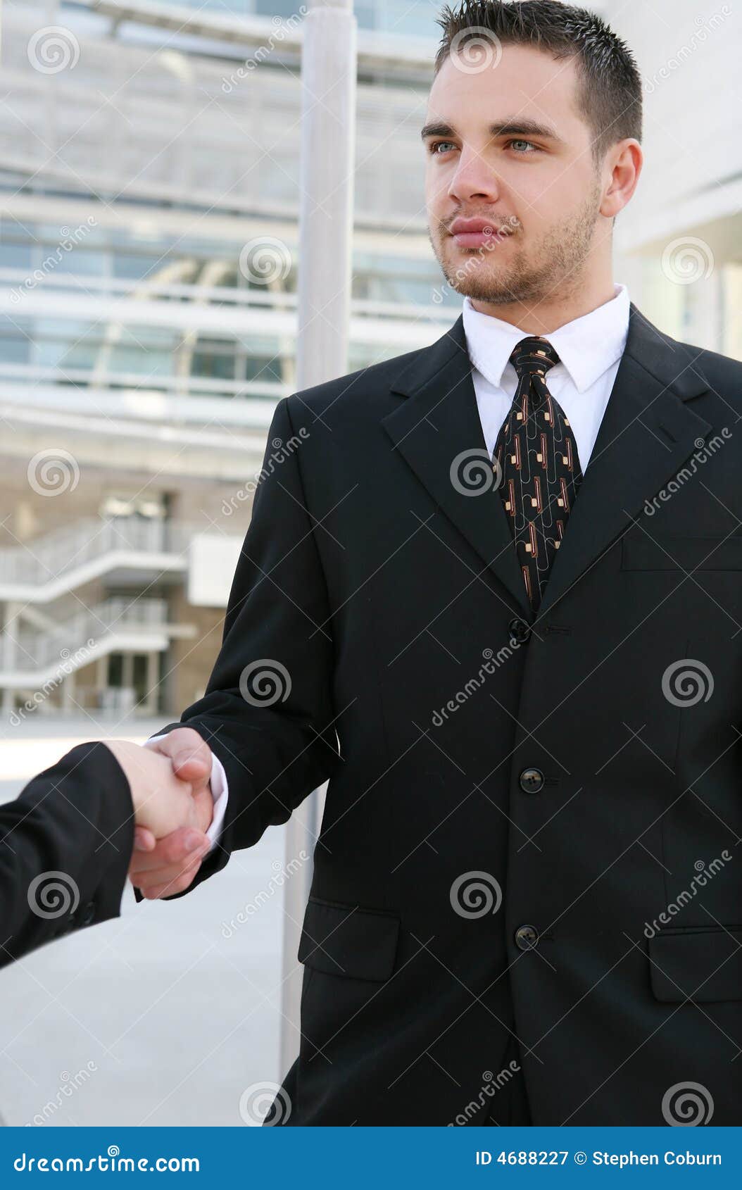 Business Man Handshake stock image. Image of agreement - 4688227