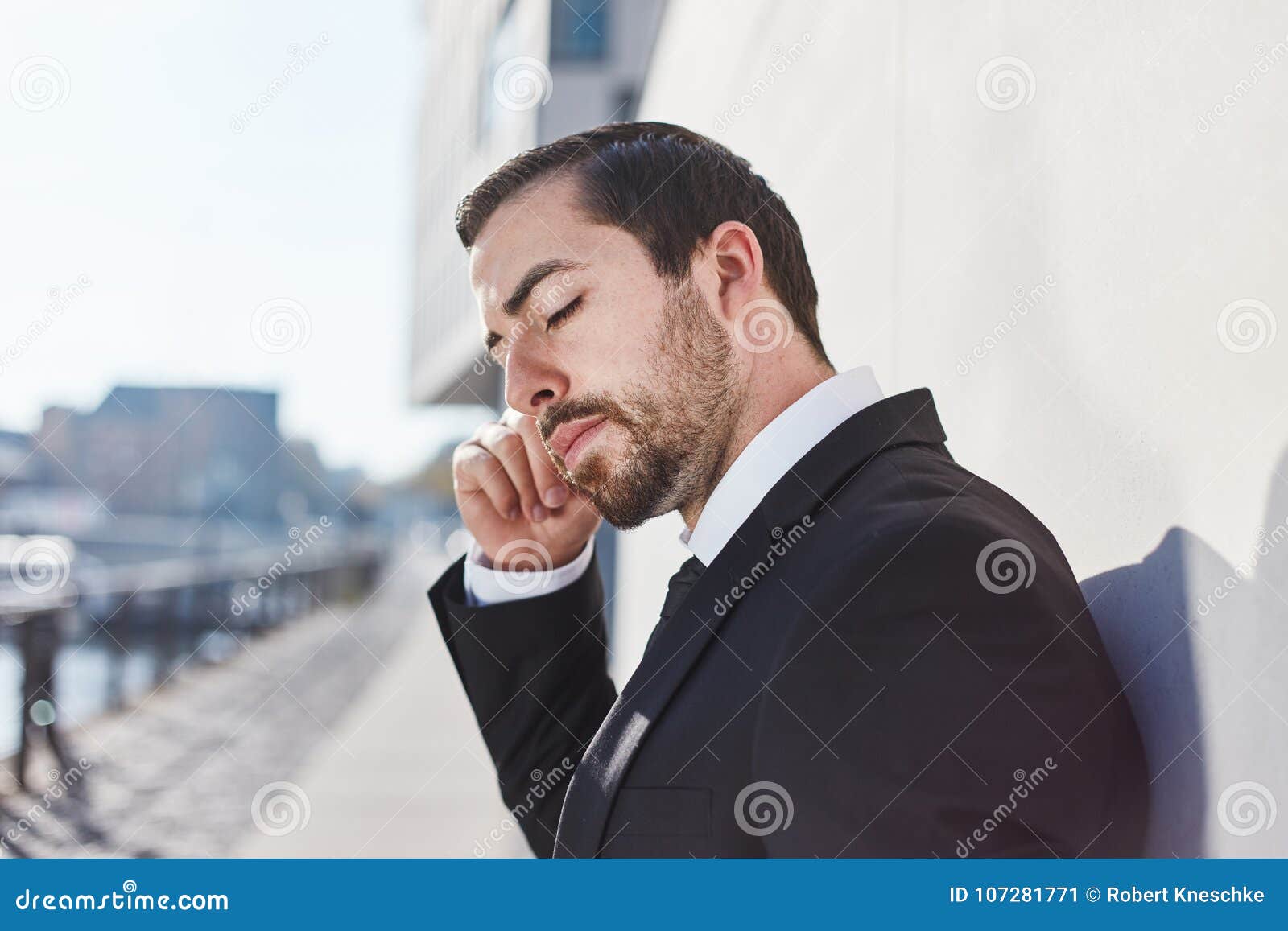 Business Man Has a Difficult Problem Stock Image - Image of founder ...