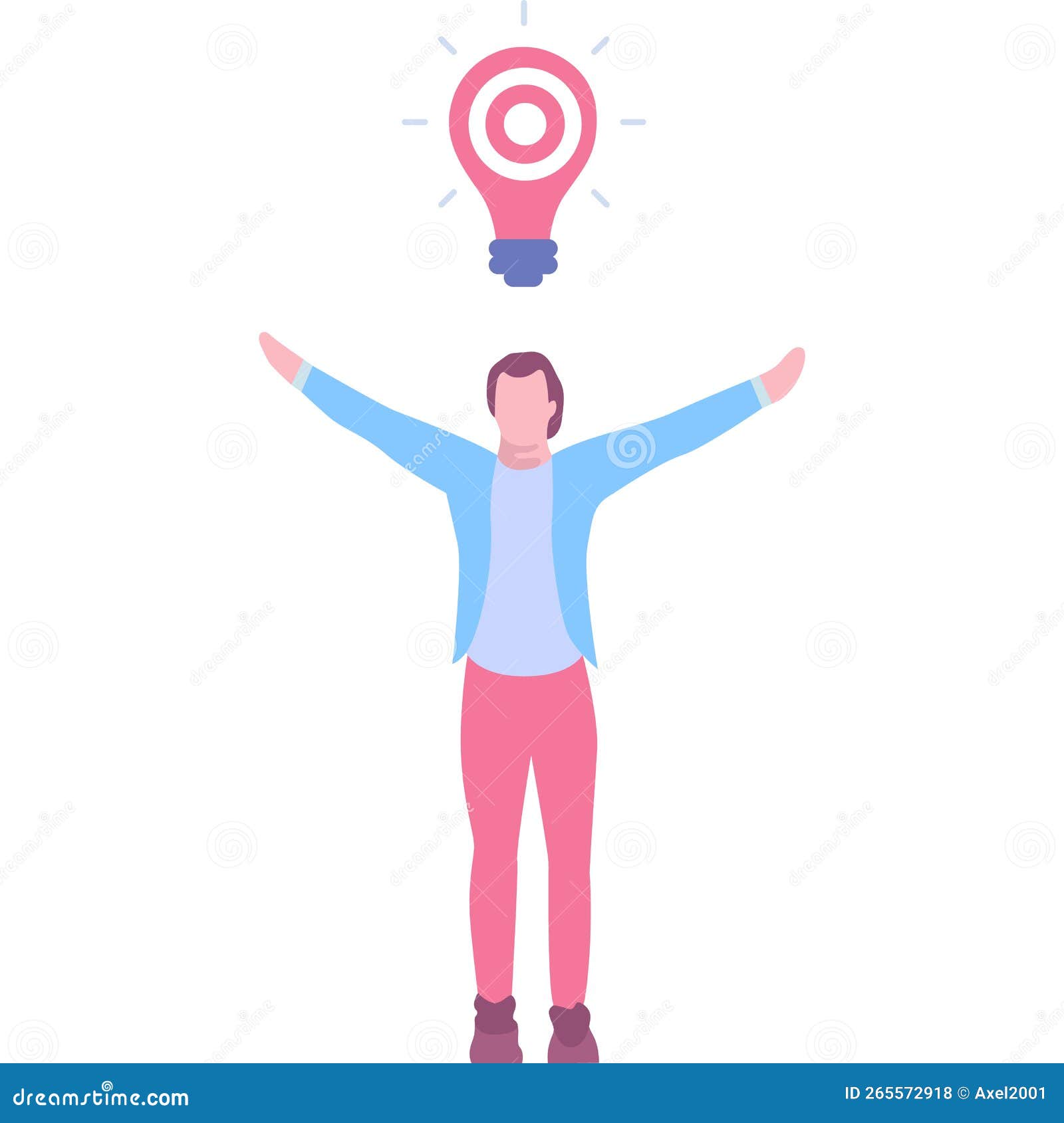 Business Man Having Creative Idea Vector Icon Stock Vector ...