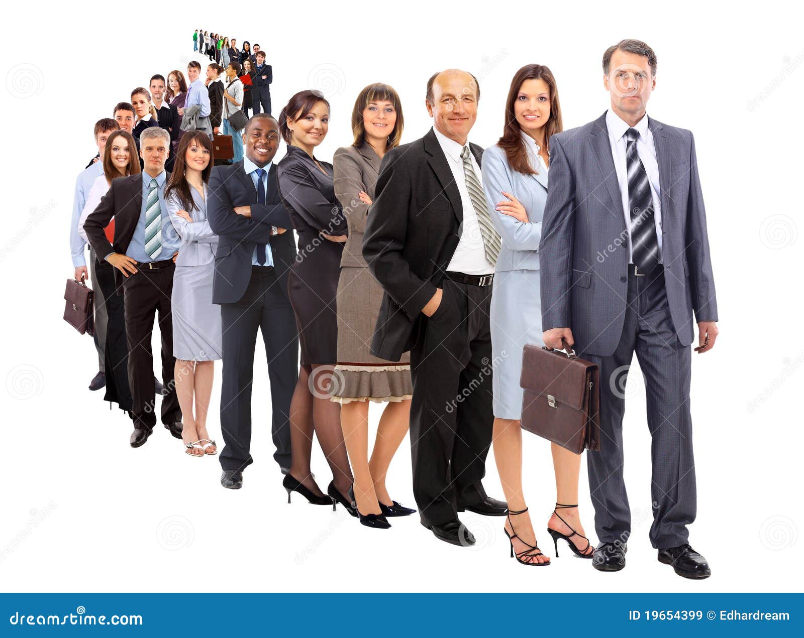 Business man and his team stock image. Image of cooperation - 19654399