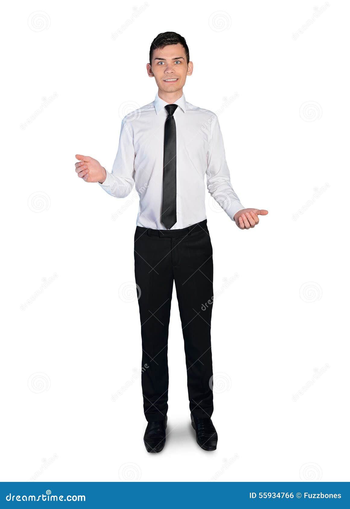 Business Man Hold Something Stock Photo - Image of packing, hold: 55934766