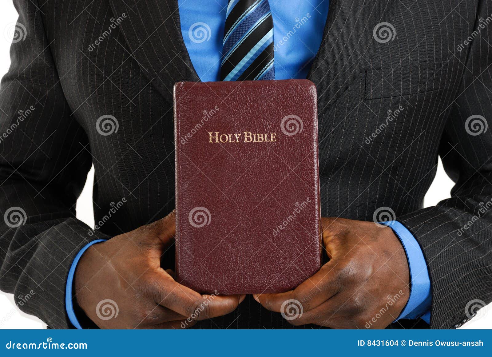 Business Man Holding a Bible Stock Photo - Image of male, business: 8431604