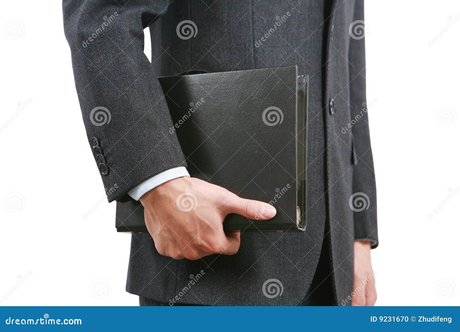 Business man holding book stock photo. Image of notes - 9231670