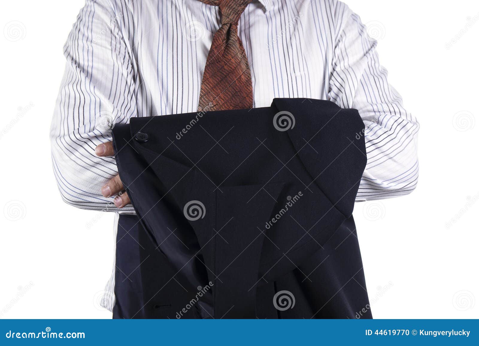 Business Man Holding His Suit Jacket Stock Photo - Image of young ...